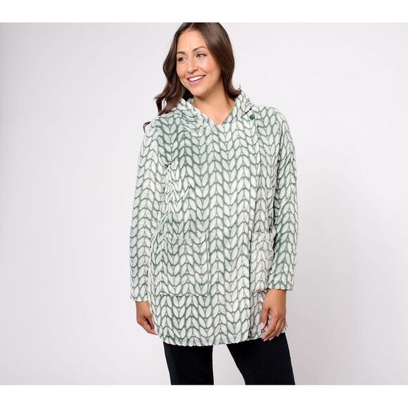 AnyBody | Sweaters | Anybody Womens Top Sweater Sz L Lounge Hooded ...